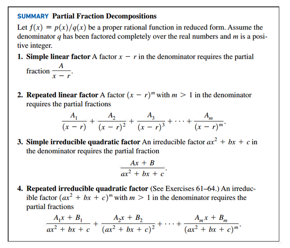 MATH 151 Cheatsheet
